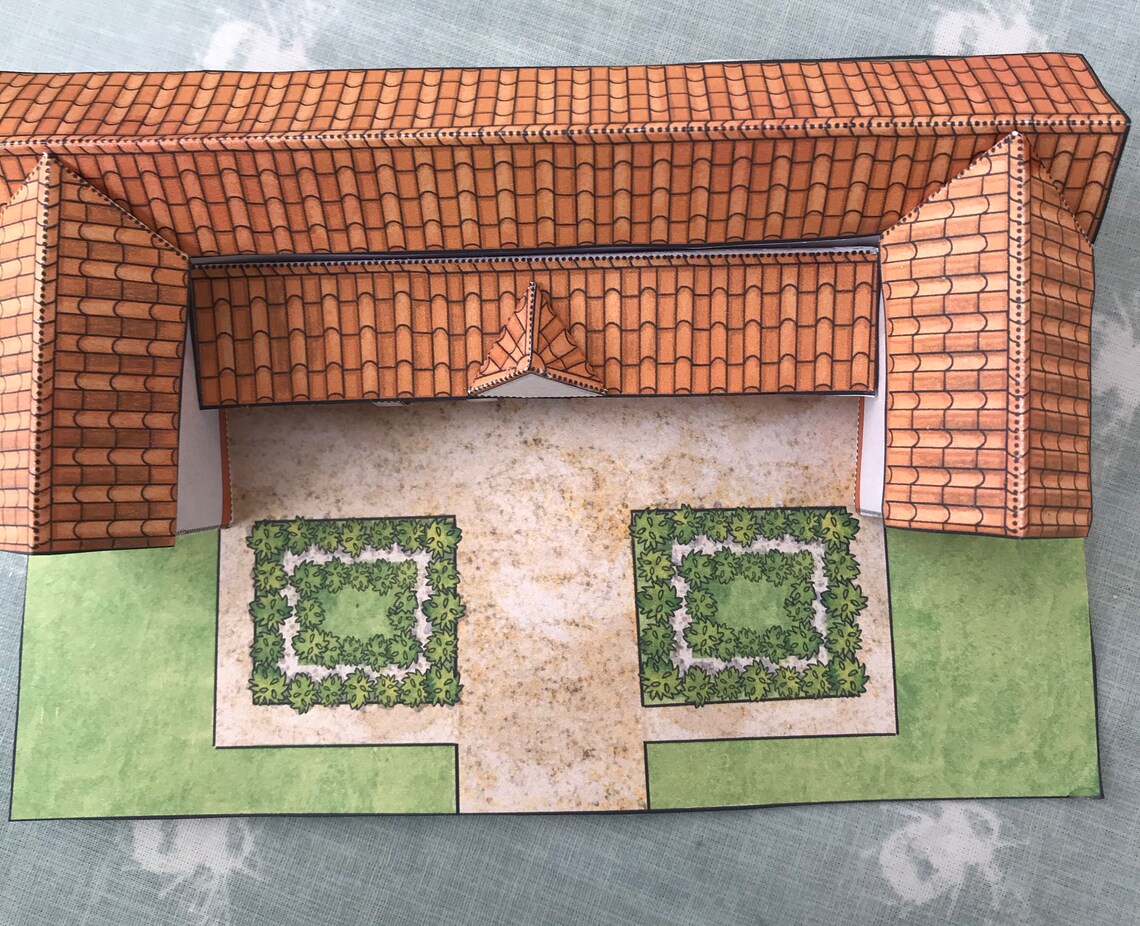 Cut Out and Make Roman Villa | Etsy UK