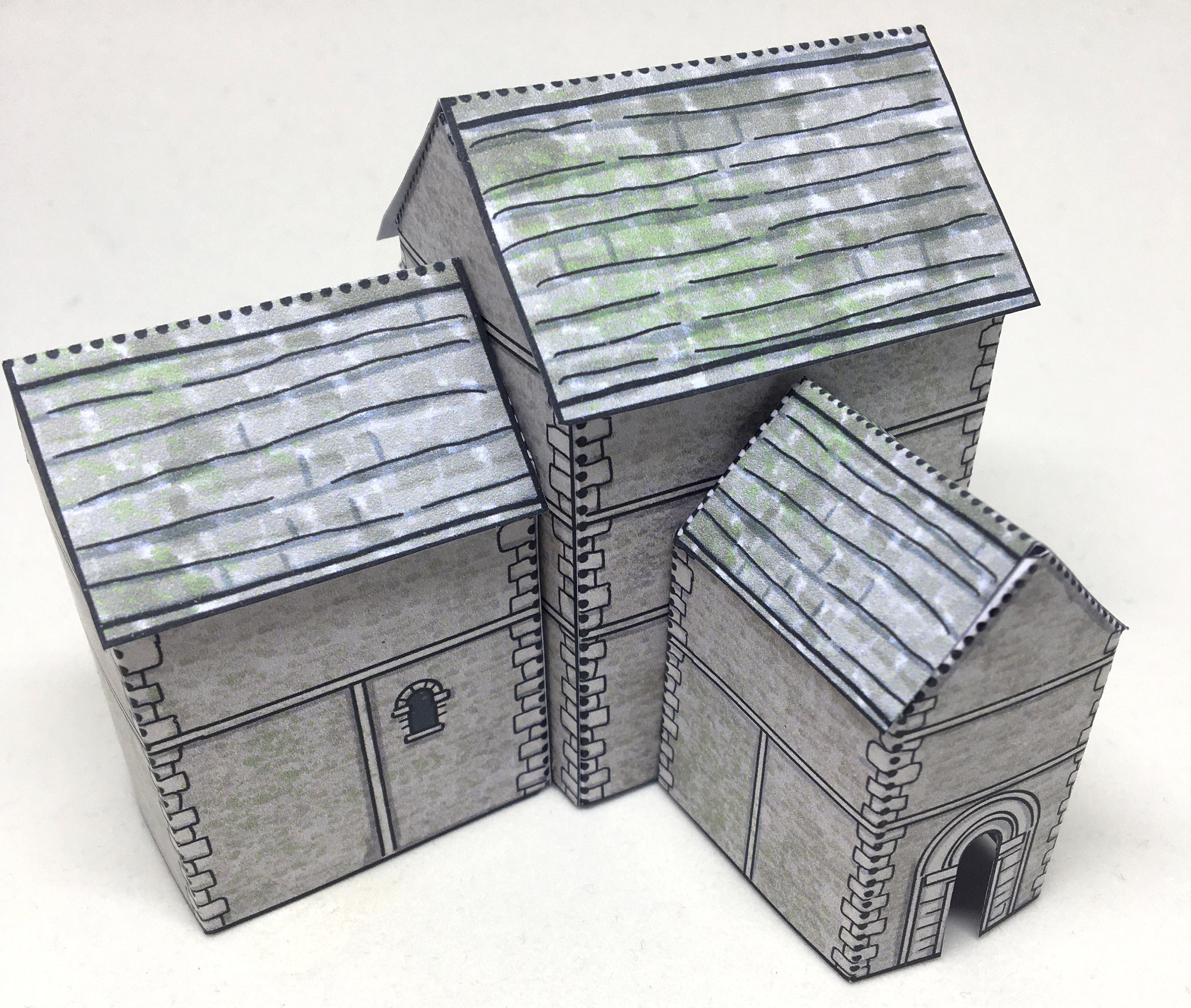Download Anglo Saxon Church Paper Model Kit - Etsy