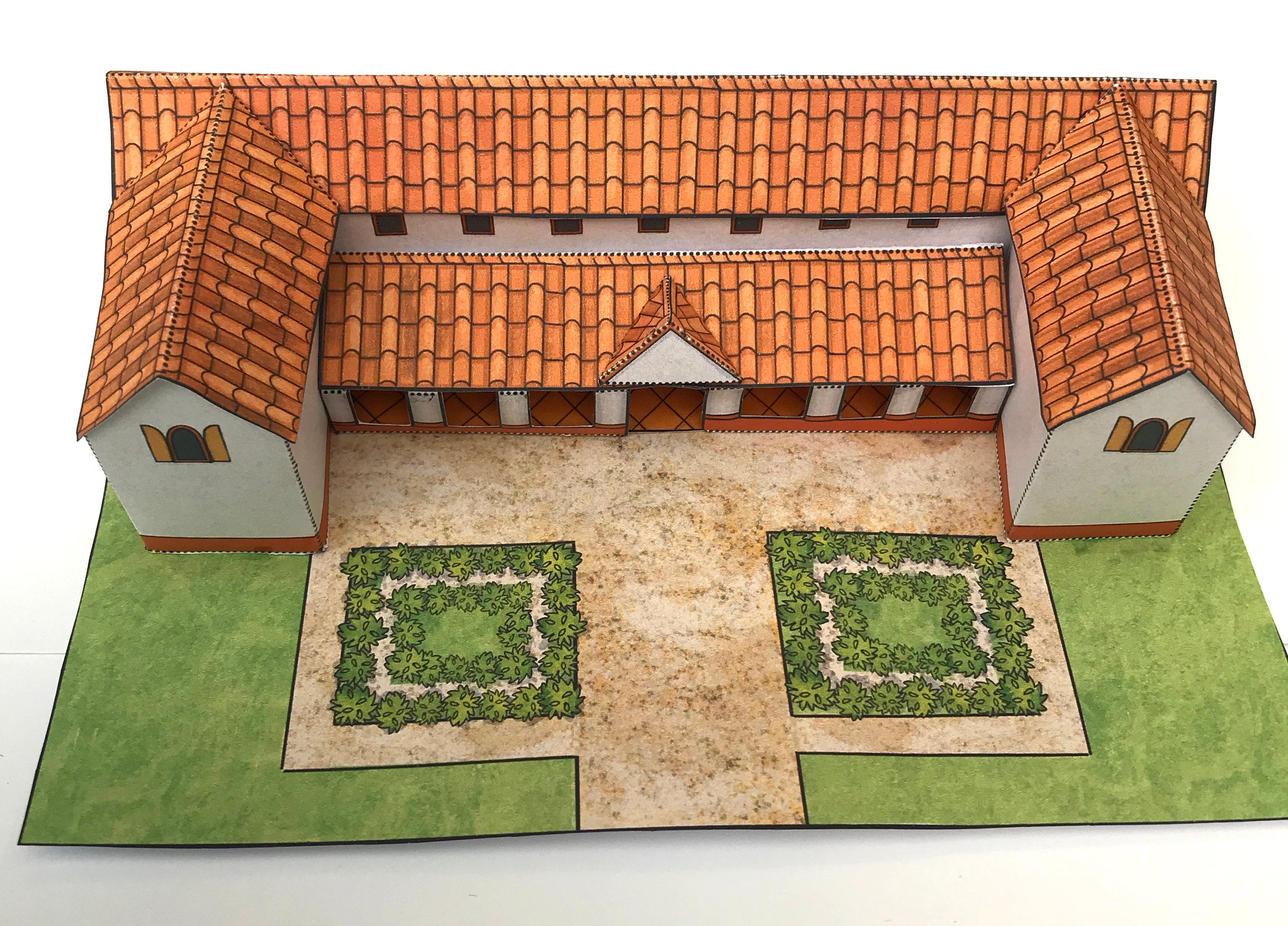 Ancient Roman Villa Papercraft Architecture Papercraft: Alhambra