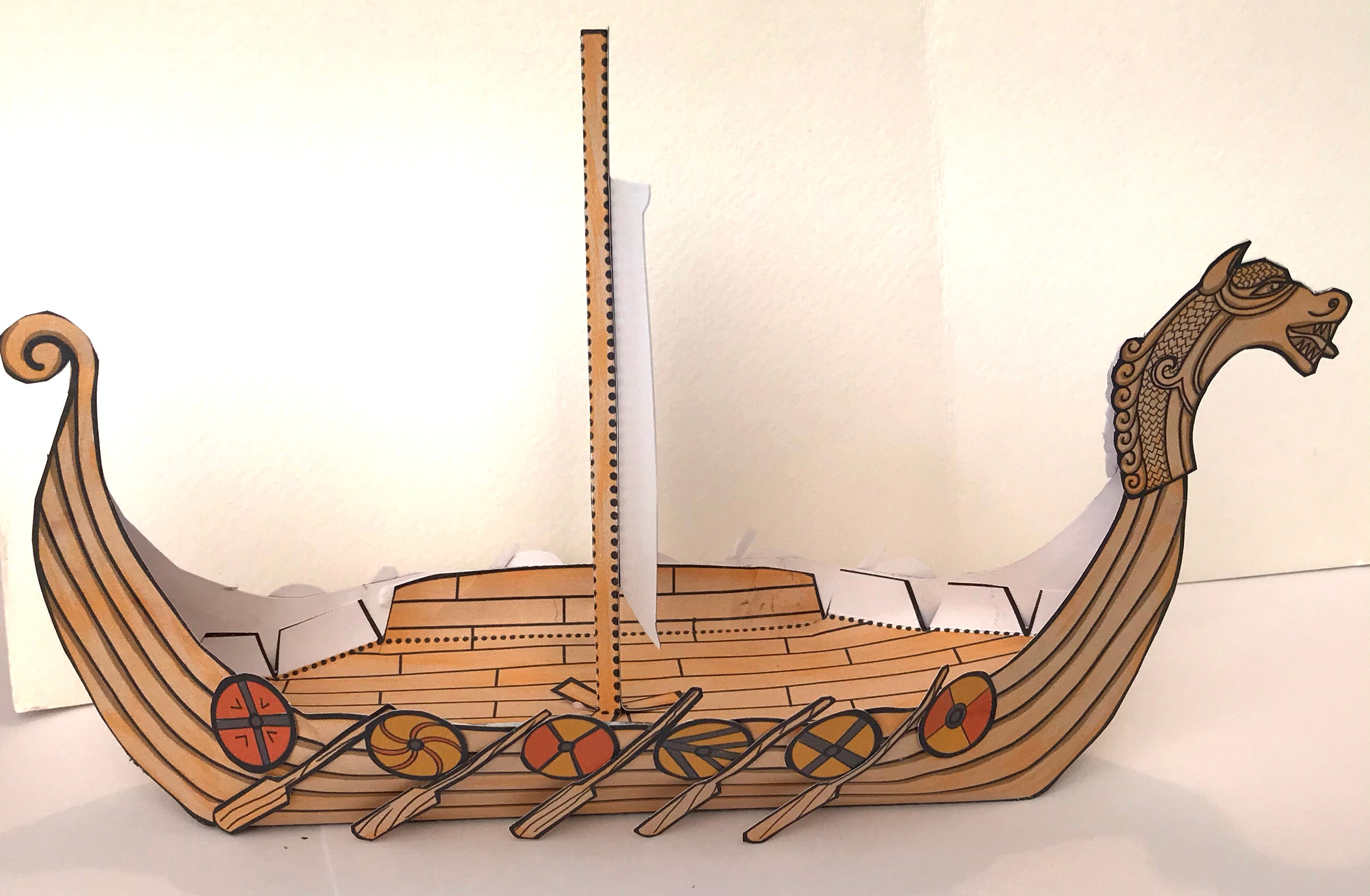 Viking Longship Template
