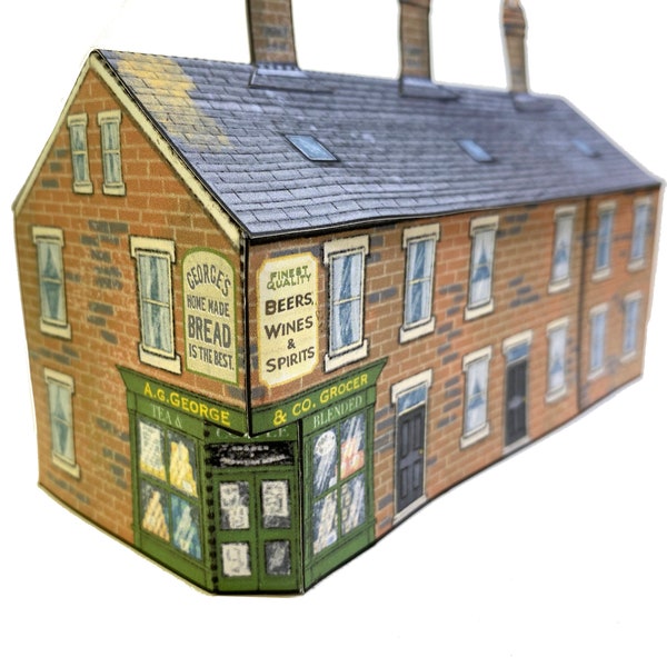 Paper Mache Houses - Etsy