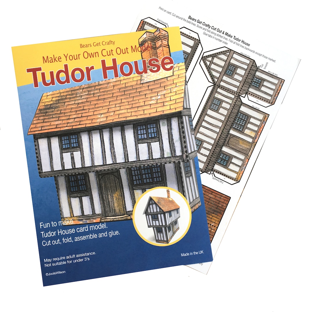 Tudor House Paper Model Kit - Etsy UK