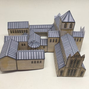 Download Medieval Monastery Cut Out and Make Card Model - Etsy Australia