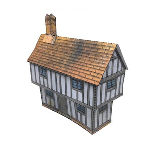 Tudor House Paper Model Kit - Etsy UK