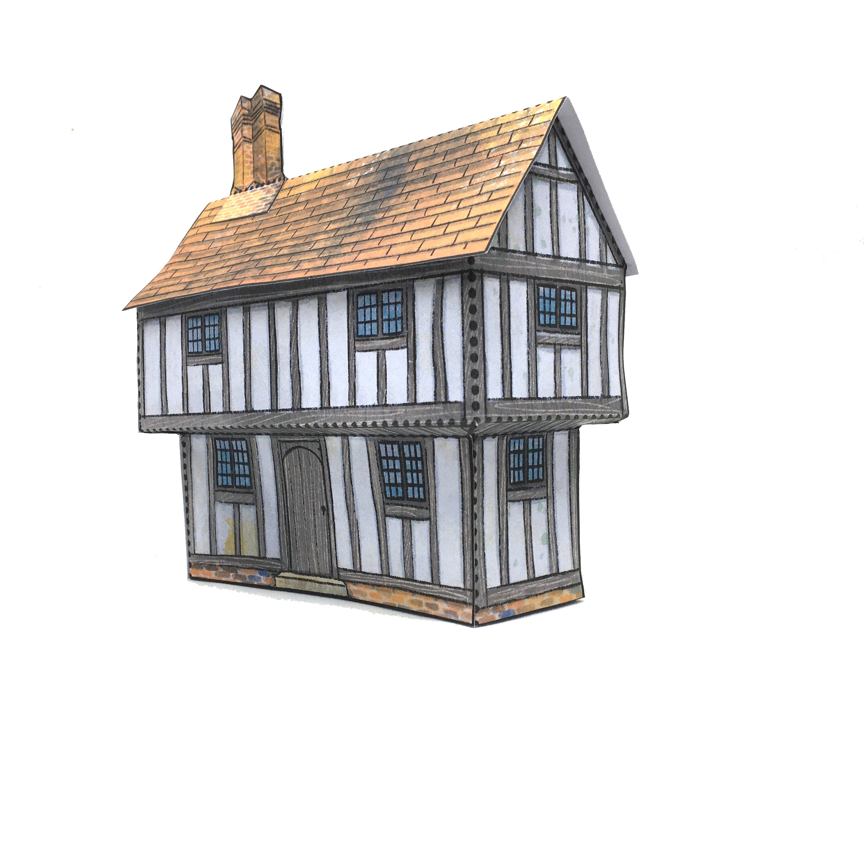 Download Tudor House Paper Model - Etsy UK