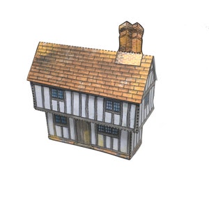 Tudor House Paper Model Kit - Etsy UK