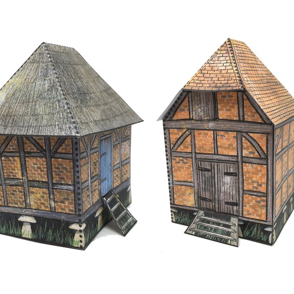 Paper Model Buildings - Etsy