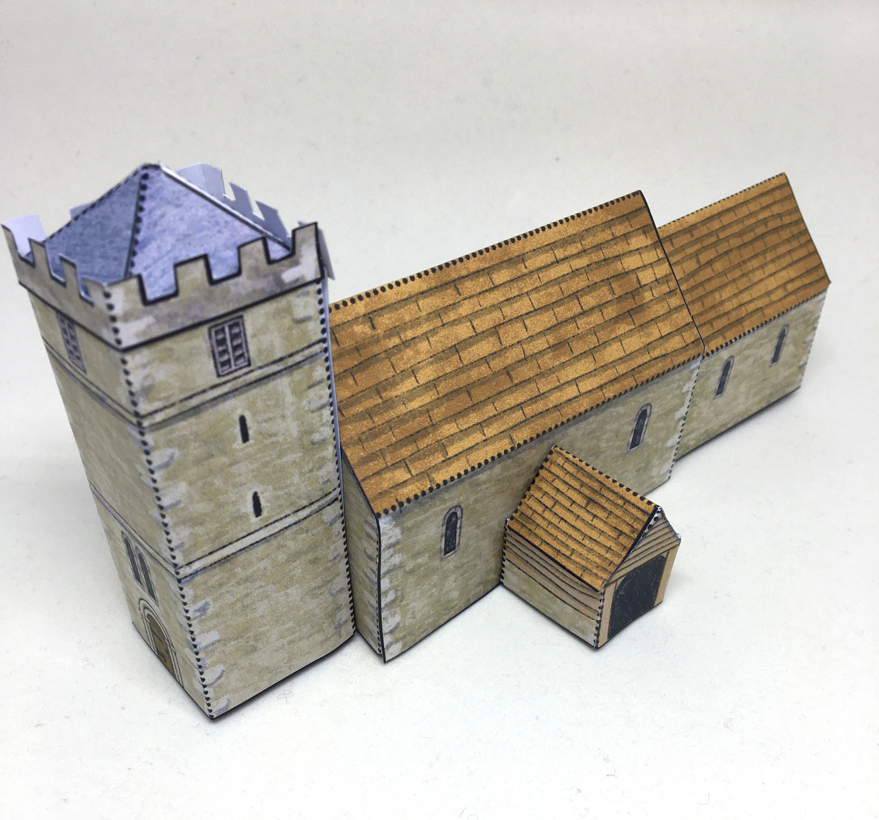 Norman Church Paper Model Download | Etsy