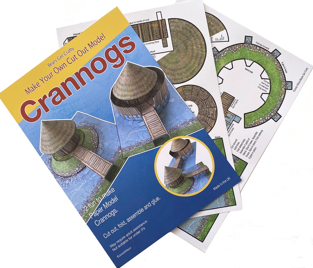 Prehistoric Crannogs Paper Models Kit - Etsy