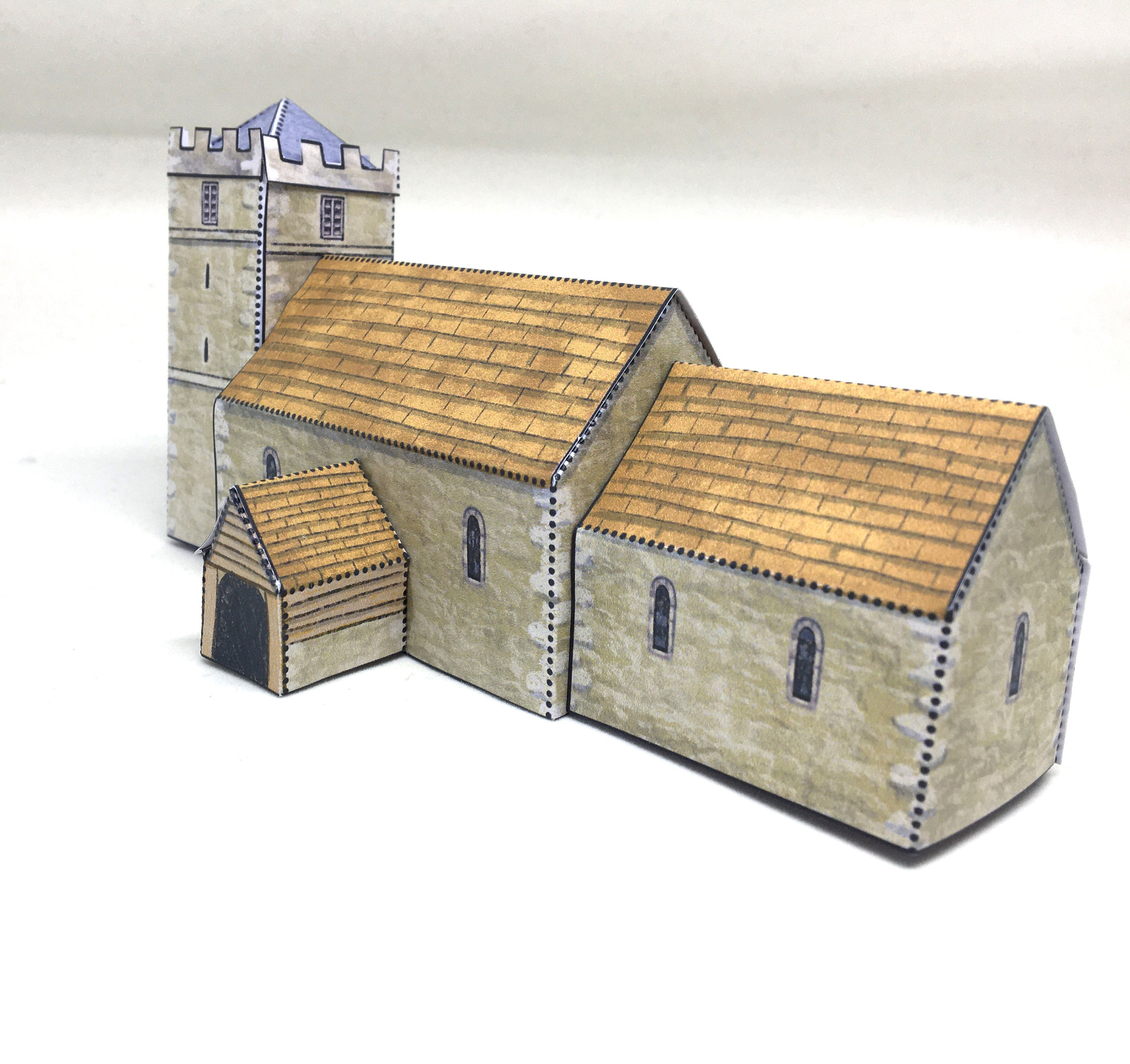 Norman Church Paper Model Download | Etsy