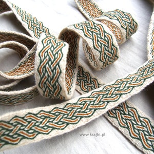 Tablet Woven Belt, Card Woven Band, Woven Braid, Viking Belt, Medieval ...