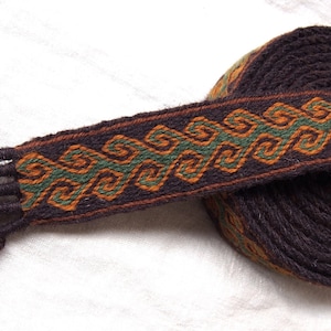 Tablet Woven Belt, Card Woven Braid, Viking Belt, Medieval Belt ...