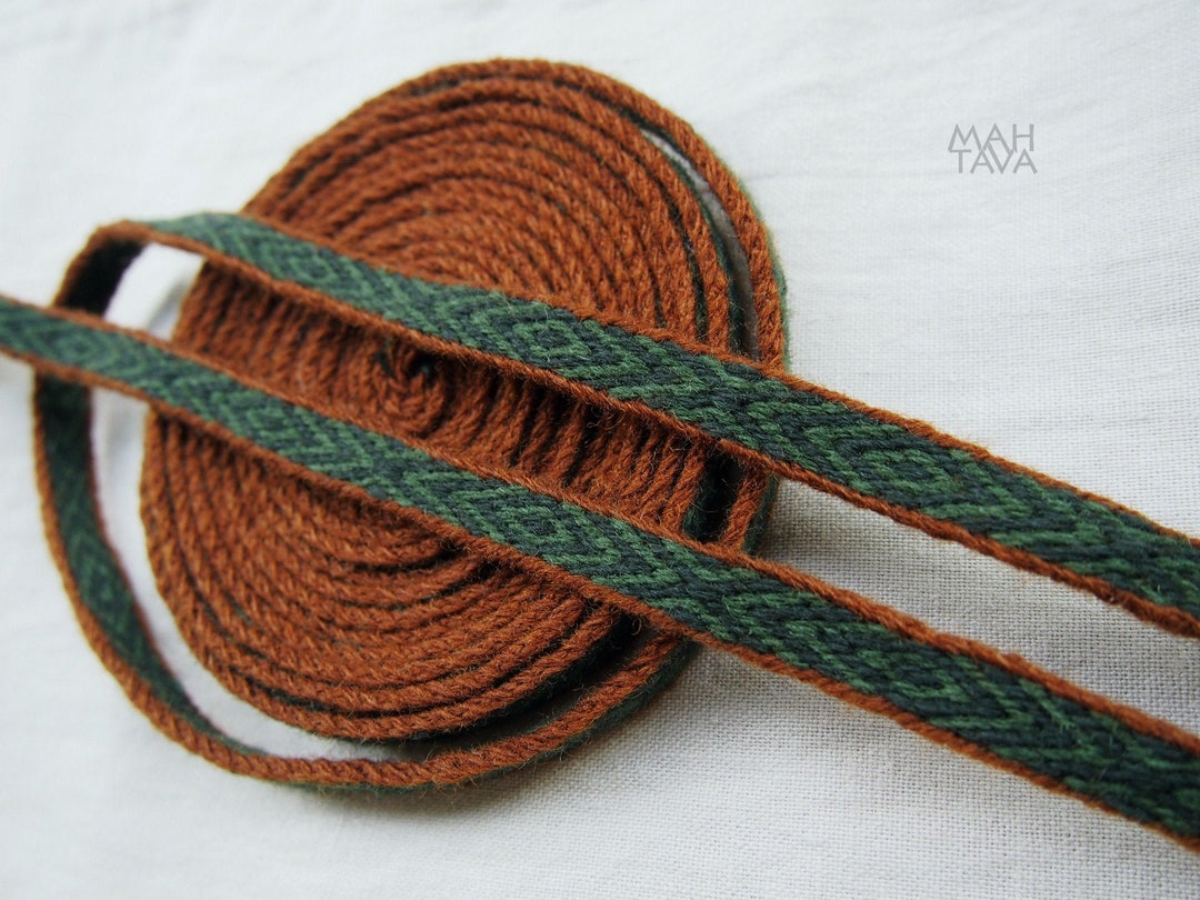 Tablet Woven Trim, Viking Trim, Tablet Weaving, Tablet Weave, Woven ...