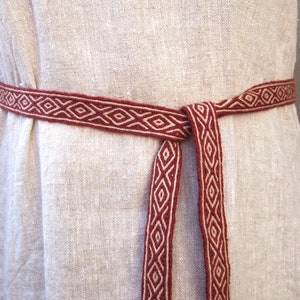 Tablet Woven Trim, Card Woven Viking Trim, Tablet Weaving, Tablet Weave ...