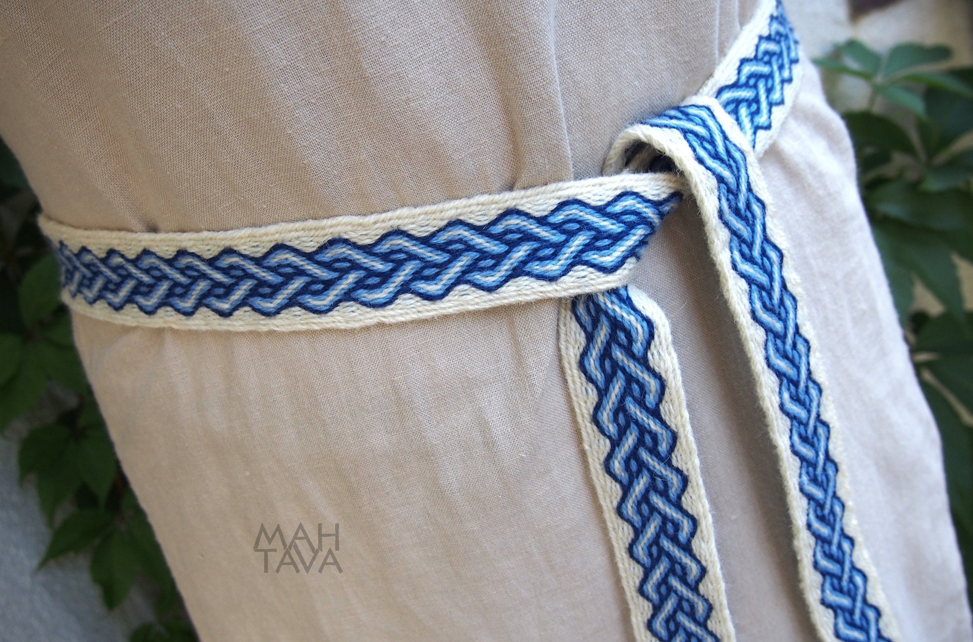 Tablet woven belt card woven band woven braid viking belt | Etsy