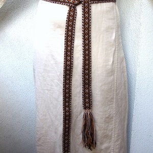 Tablet Woven Belt, Card Woven Band, Woven Braid, Viking Belt, Medieval ...