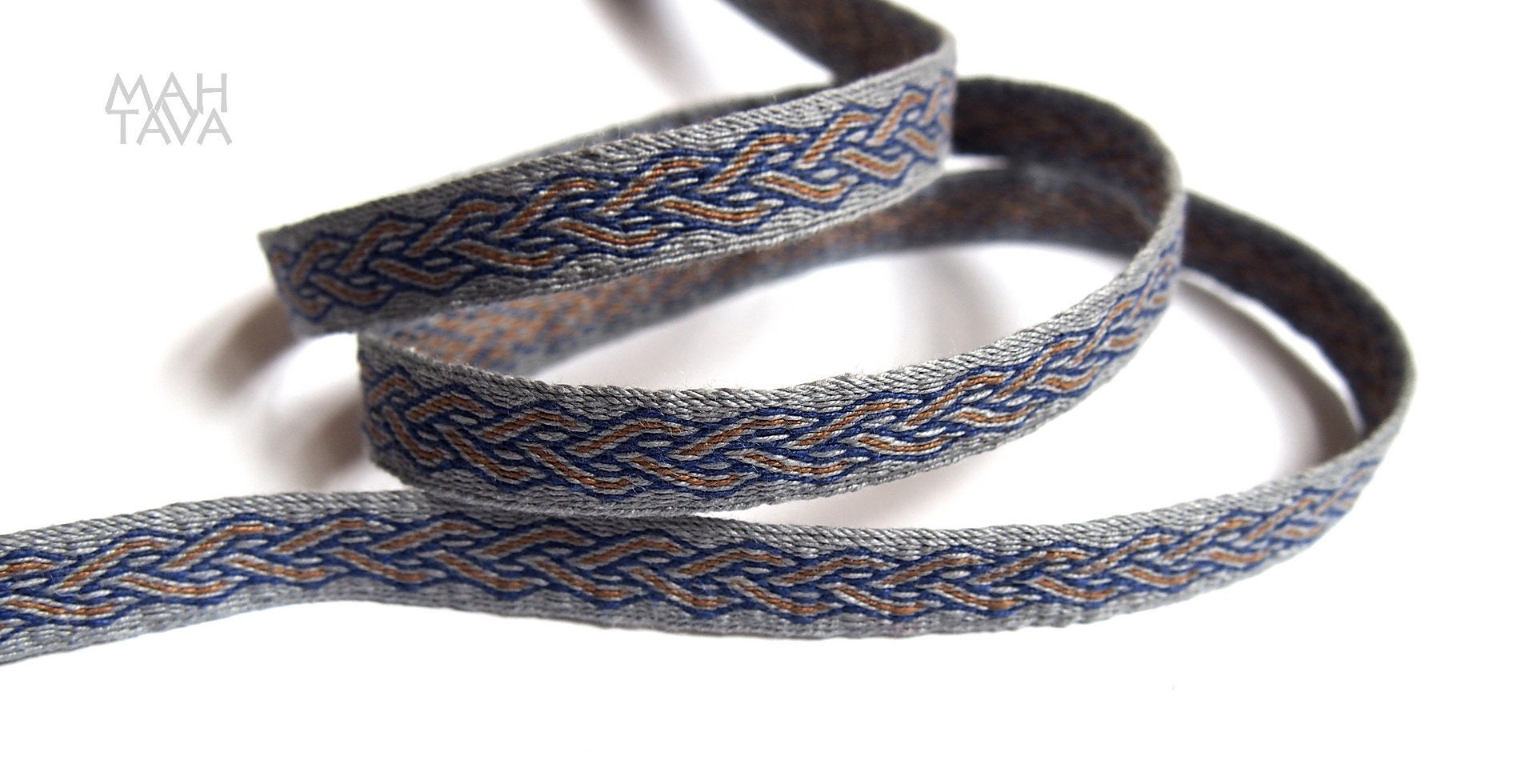 Tablet Woven Linen Trim, Viking Trim, Tablet Weave, Tablet Weaving ...