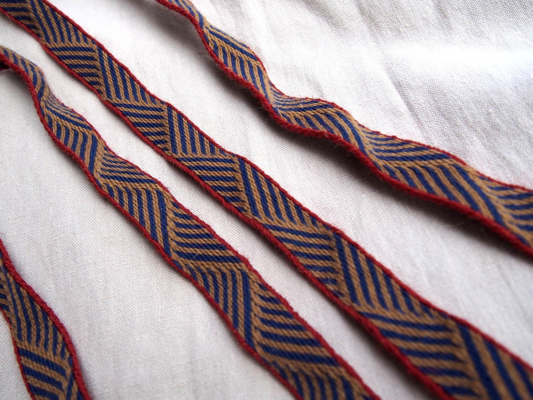 Tablet Woven Trim, Viking Garment, Celtic Reenactment, Roman Costume ...