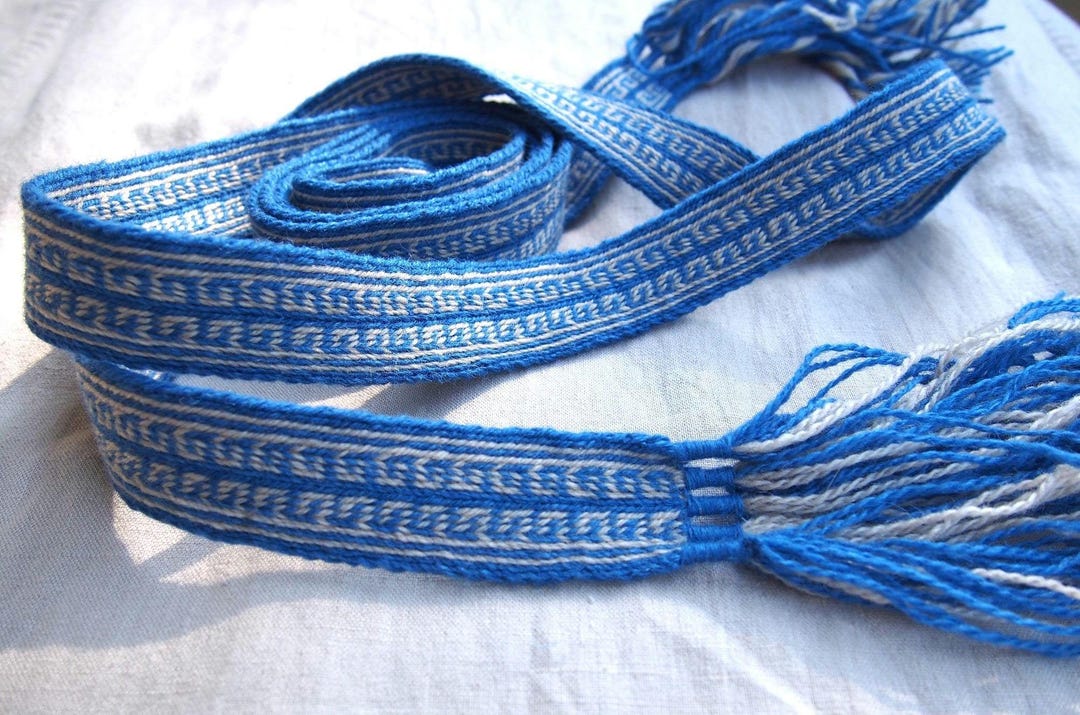 Greek Pattern Woolen Woven Belt, Ancient Reenactment, Hellenic, Greco ...
