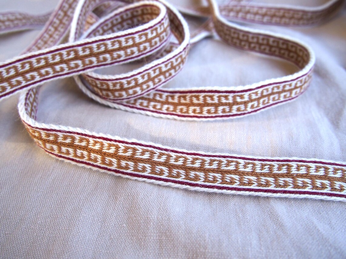 Greek Pattern Woolen Woven Band, Ancient Reenactment, Hellenic, Greco ...
