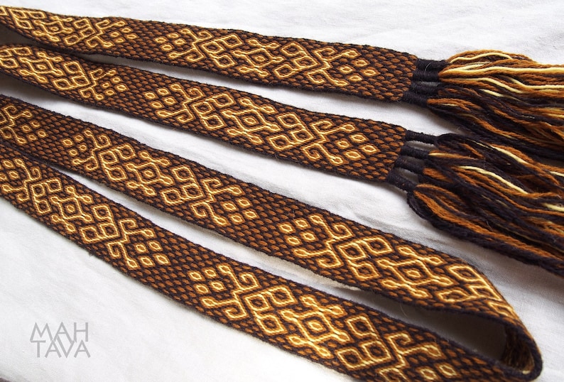 Woolen Tablet Woven Belt, Tablet Weaving, Card Woven Band, Woven Braid ...