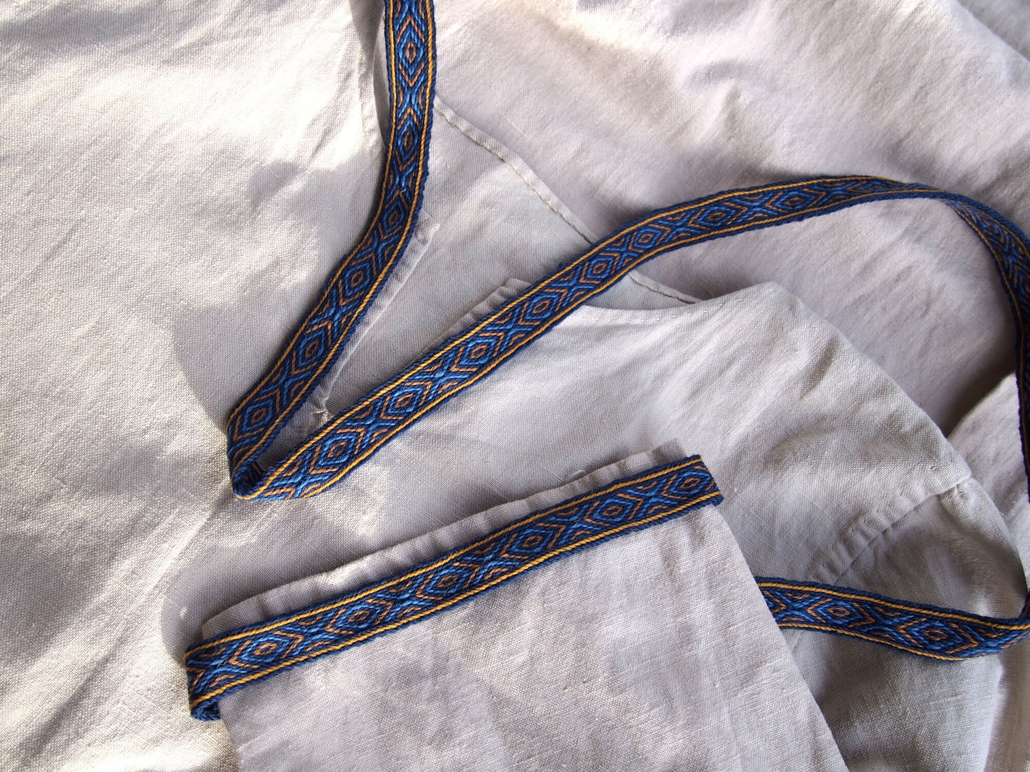 Tablet Woven Woolen Trim, Length to Choose, Viking Trim, Tablet Weaving ...