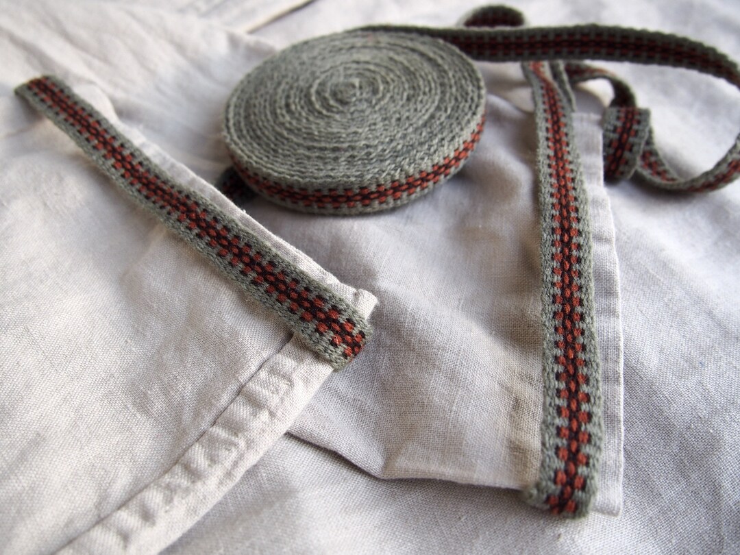 Woolen Viking Trim: Medieval Costume Tabby Weave - Etsy