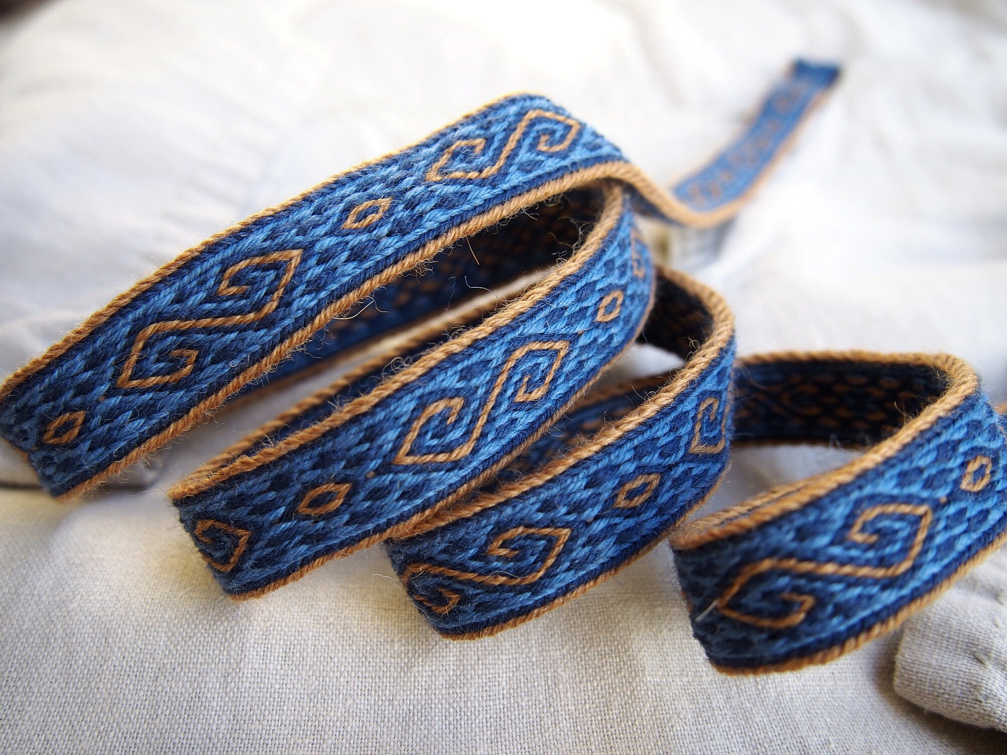 Tablet Woven Trim Viking Trim Card Woven Braid Tablet - Etsy