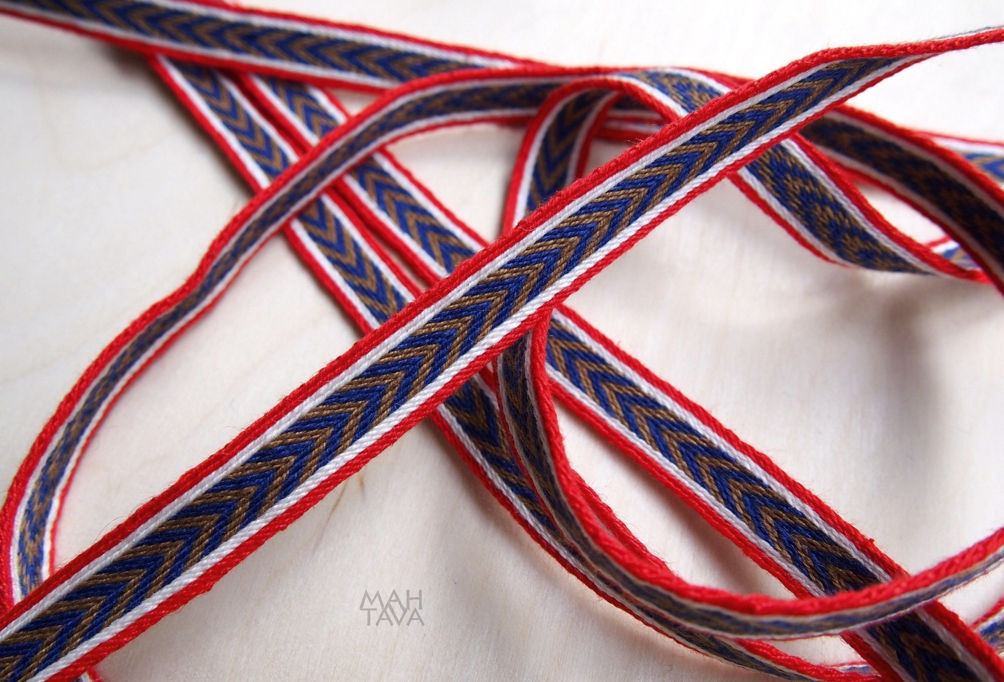 Tablet Woven Linen Trim, Viking Trim, Anglo-saxon Trim, Tablet Weave ...