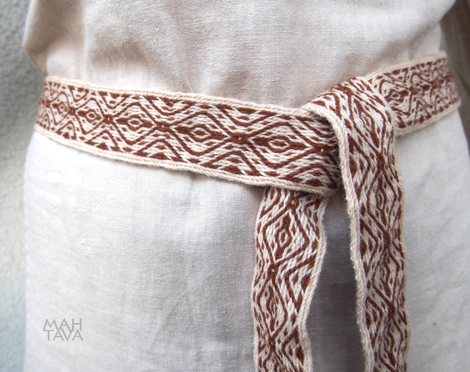 Tablet Woven Belt, Card Woven Band, Woven Braid, Viking Belt, Medieval ...