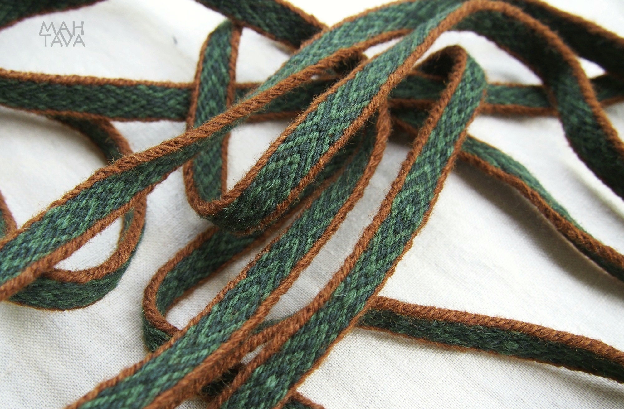 Tablet Woven Trim Viking Trim Tablet Weaving Tablet Weave - Etsy