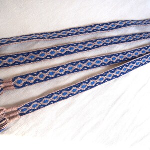 Tablet Woven Woolen Trim for Viking Reenactment, Tablet Weaving, Card ...