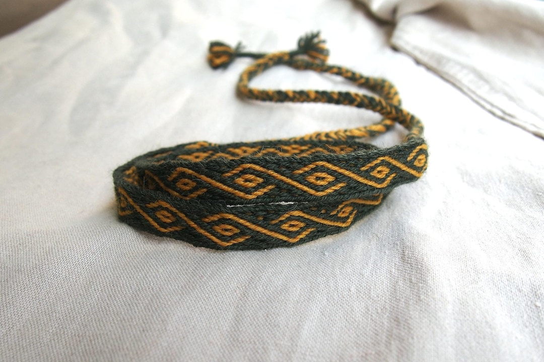 Woolen Headband - Tablet Woven, Birka Find Inspired, Card Woven Braid ...