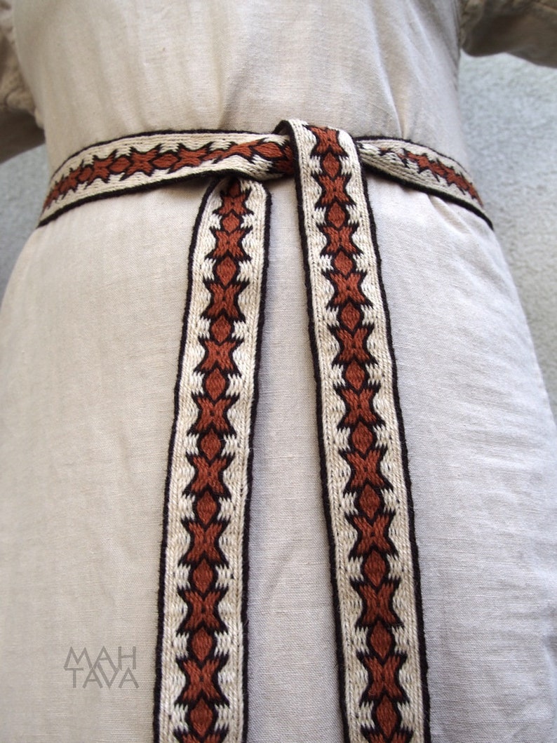 Tablet Woven Belt Card Woven Band Woven Braid Viking Belt - Etsy