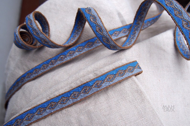 Tablet Woven Linen Trim, Viking Trim, Anglo-saxon Trim, Tablet Weave ...