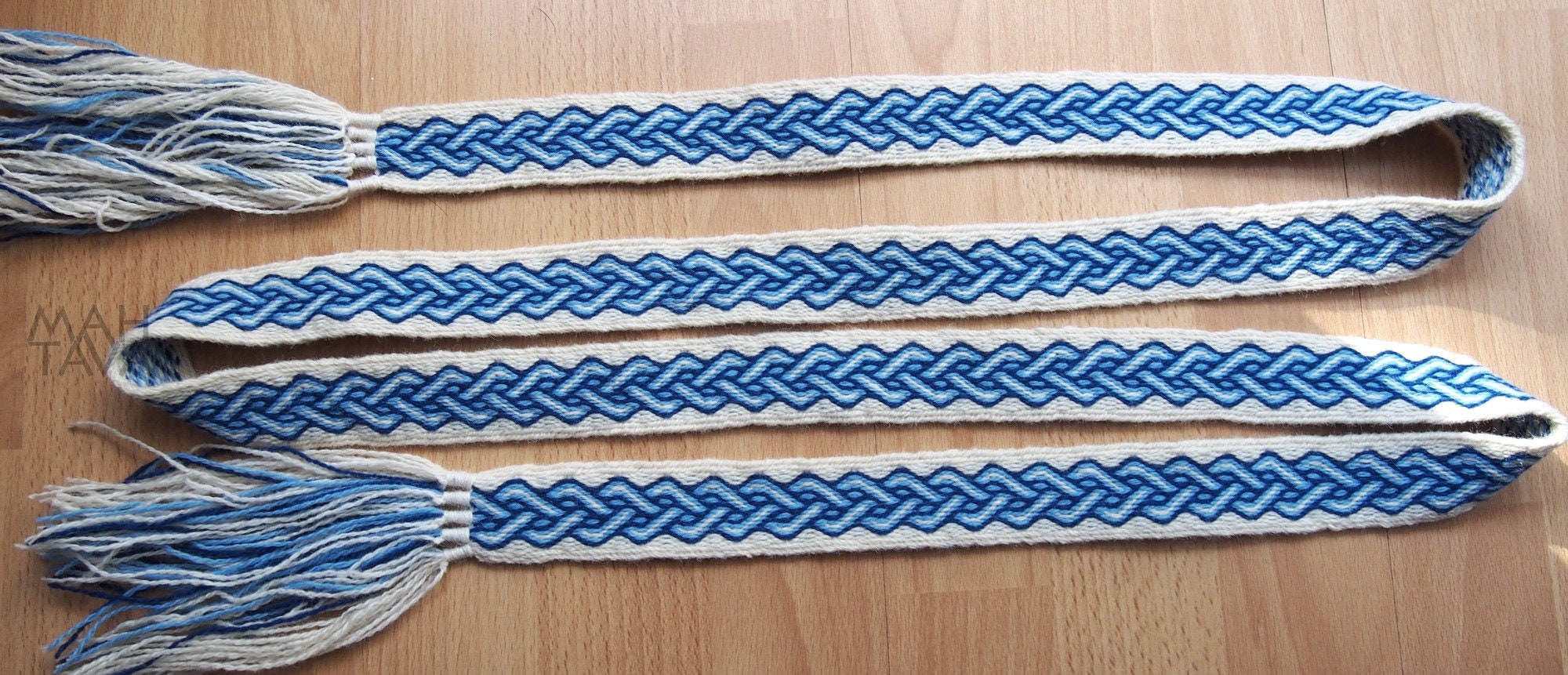 Tablet Woven Belt, Card Woven Band, Woven Braid, Viking Belt, Medieval ...