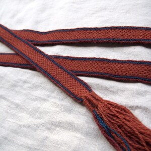 Tablet Woven Belt, Card Woven Braid, Viking Belt, Celtic Belt ...