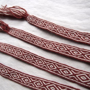 Tablet Woven Trim, Card Woven Viking Trim, Tablet Weaving, Tablet Weave ...