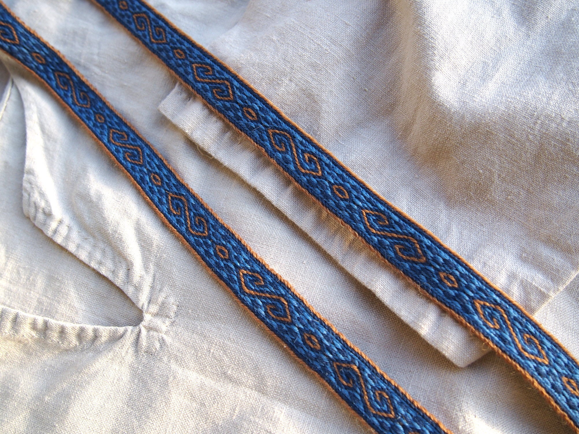 Tablet Woven Trim, Viking Trim, Card Woven Braid, Tablet Weaving ...