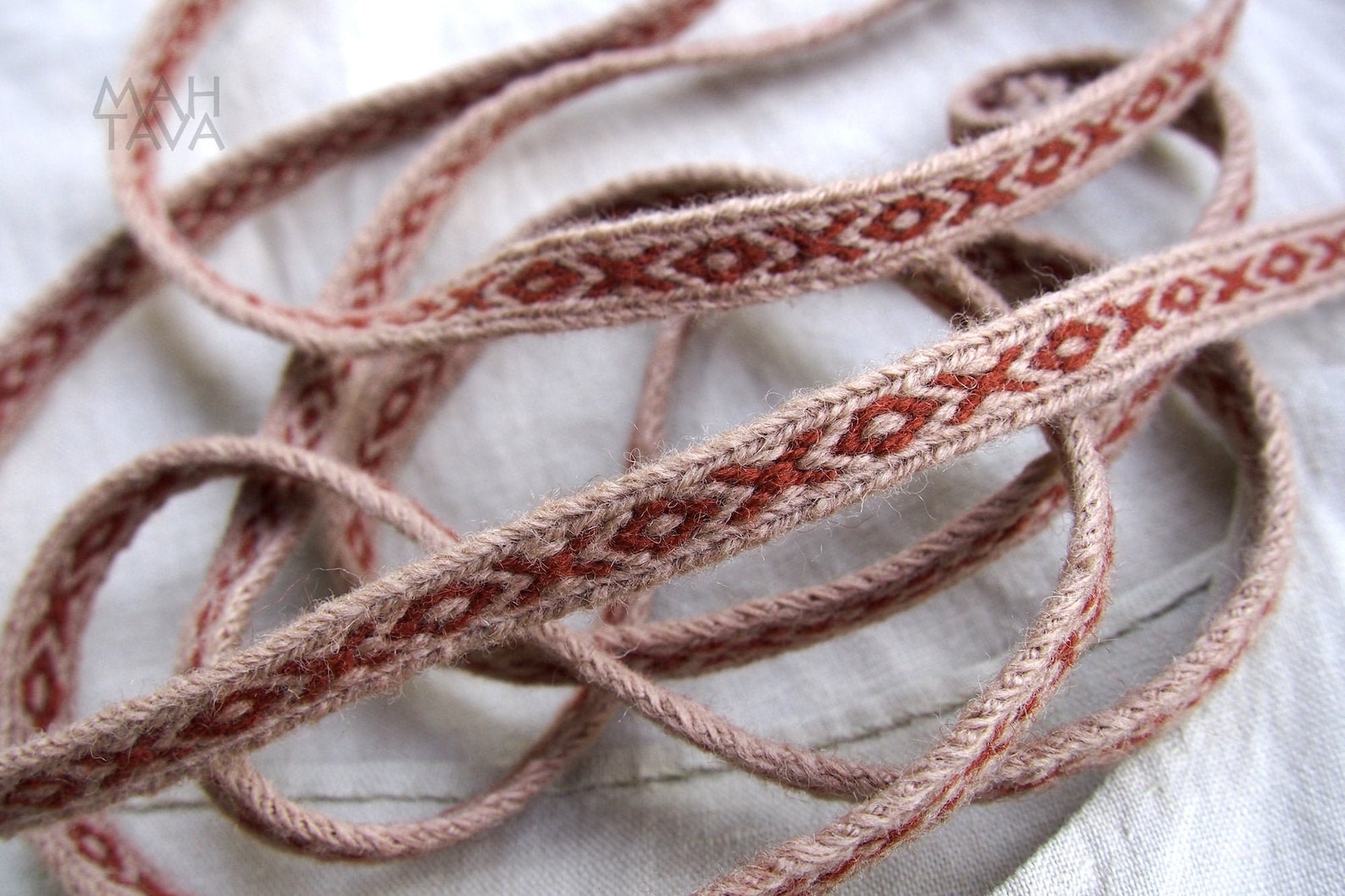 Tablet Woven Trim, MANY COLOR VARIANTS, Viking Trim, Tablet Weaving ...