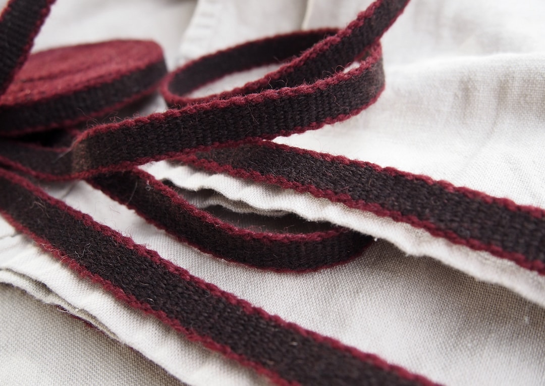 Woolen Viking Trim, Plain Weave Trim, Woven Trim, Viking Dress, Viking ...