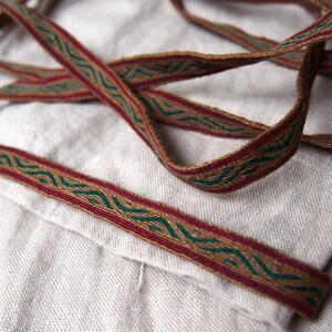 Tablet Woven Linen Trim, Viking Trim, Anglo-saxon Trim, Tablet Weave ...