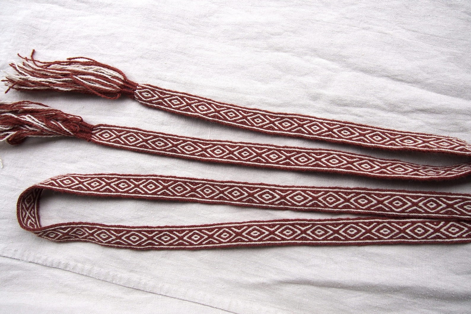 Tablet Woven Trim, Card Woven Viking Trim, Tablet Weaving, Tablet Weave ...