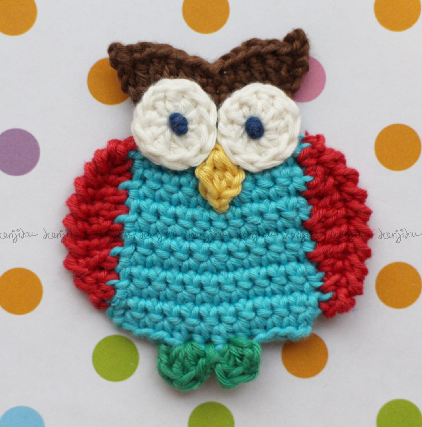 Owl Crochet Patternooakowl Applique DIY Owl Lover Owl | Etsy