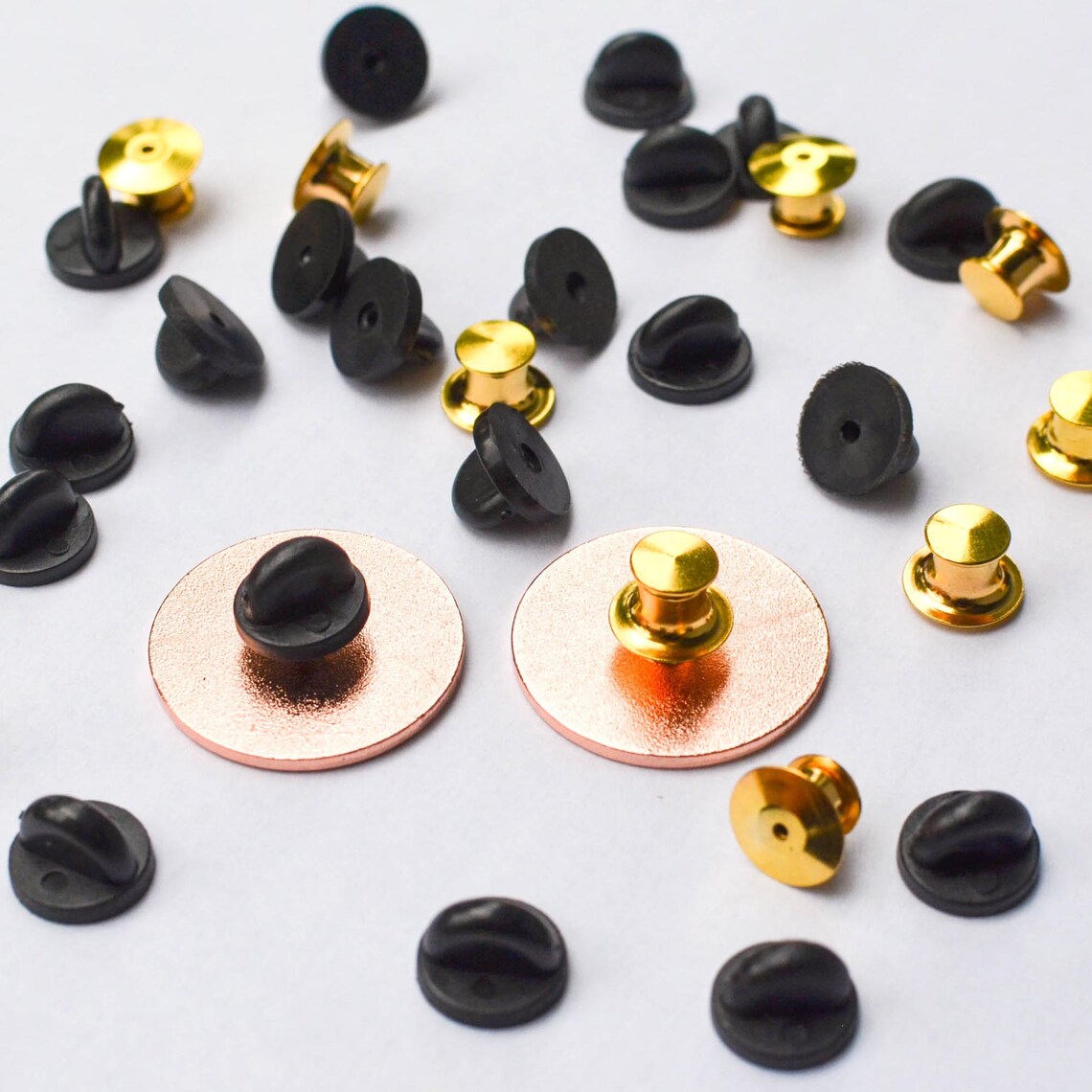 Secure Locking Pin Clasps (pack of 5) — Gold Deluxe Lock Clutch Extra ...