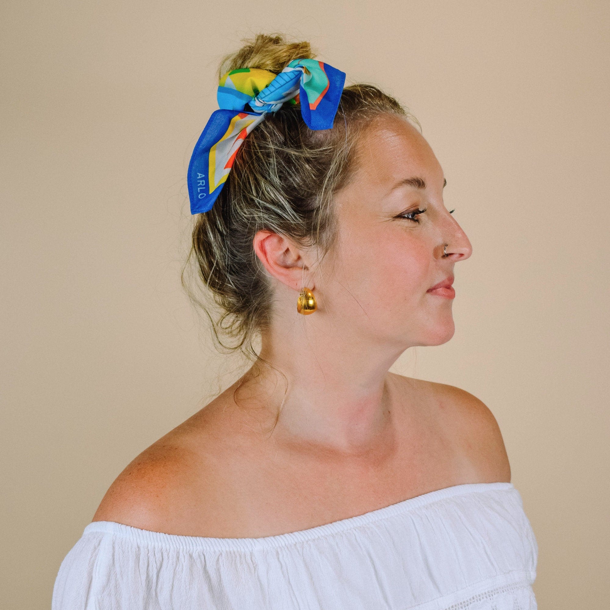 Cartagena Bandana | Cotton Bandana, Colombia Buildings Scarf, Soft ...