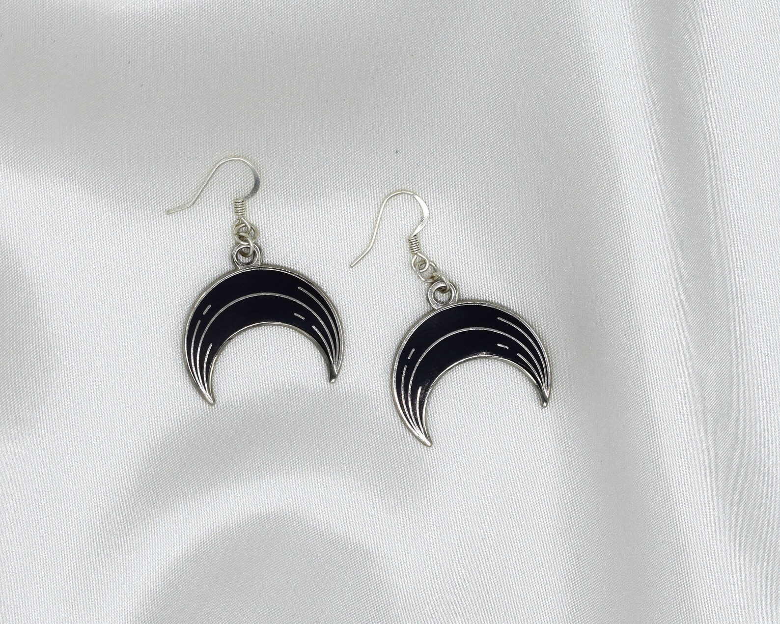 Crescent Moon Earrings Gold Moon Earrings Half Moon | Etsy