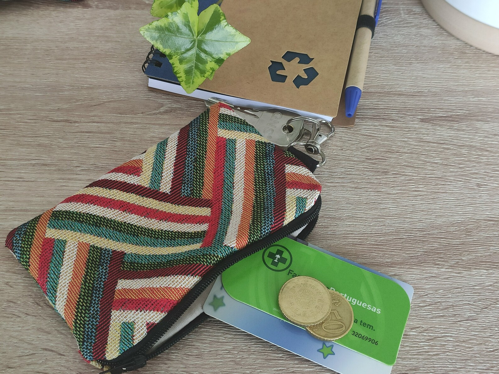 Fabric Coin Purse Vegan Small Zipper Wallet - Etsy