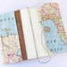 Adjustable Book Cover, World Map Book Sleeve, Book Pouch, Paperback ...