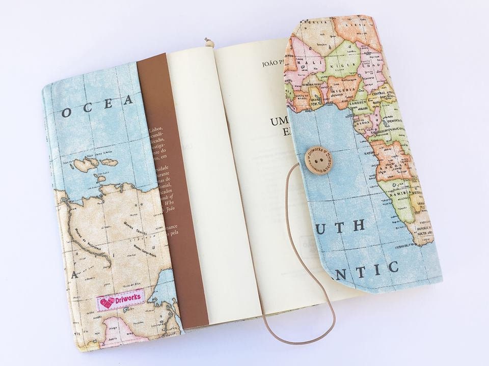 Adjustable Book Cover World Map Book Sleeve Book Pouch | Etsy